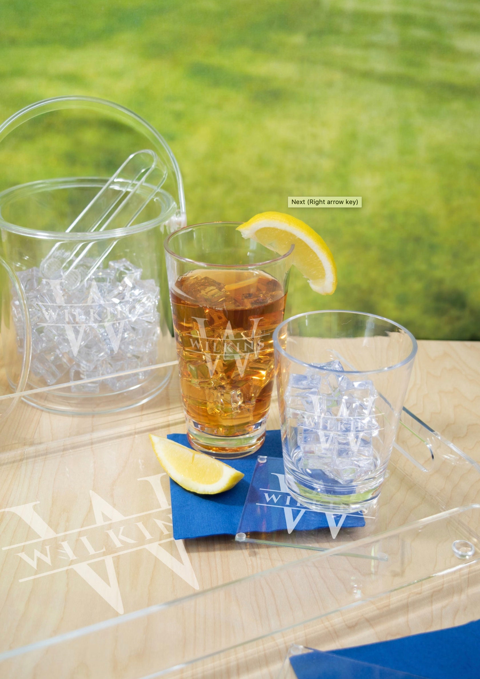 Personalized Acrylic Ice Bucket: Custom Monogram Engraved Gift - Etsy