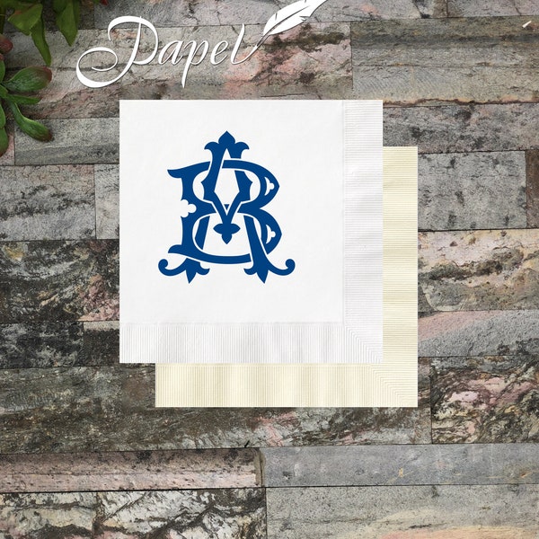 Wedding Cocktail Napkins Personalized Bulk Etsy