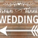 Custom Wedding Directions Yard Sign Double Sided Directions Sign ...