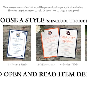 Auburn University Graduation Invitation: Samford Hall Sketch - Etsy