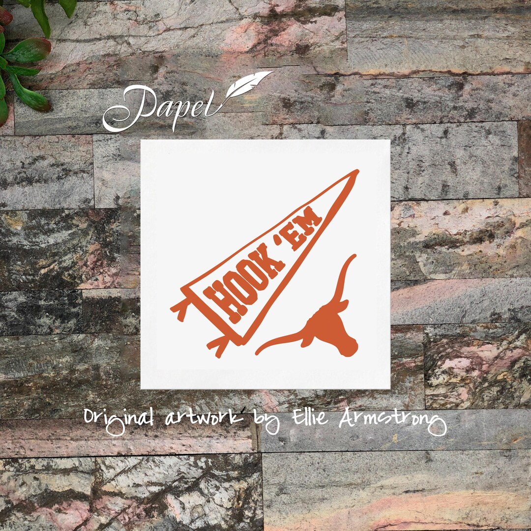 Hook 'em Horns UT Cocktail Napkins – Texas Longhorns Grad, Tailgate, or ...