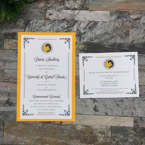 University of Florida Graduation Invitation - Etsy