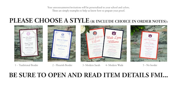 Texas Tech Graduation Invitations