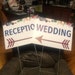 Custom Floral Wedding Directions Yard Sign Double Sided - Etsy