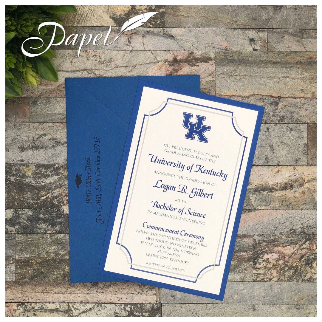 College Graduation Invitations or Announcements University of - Etsy