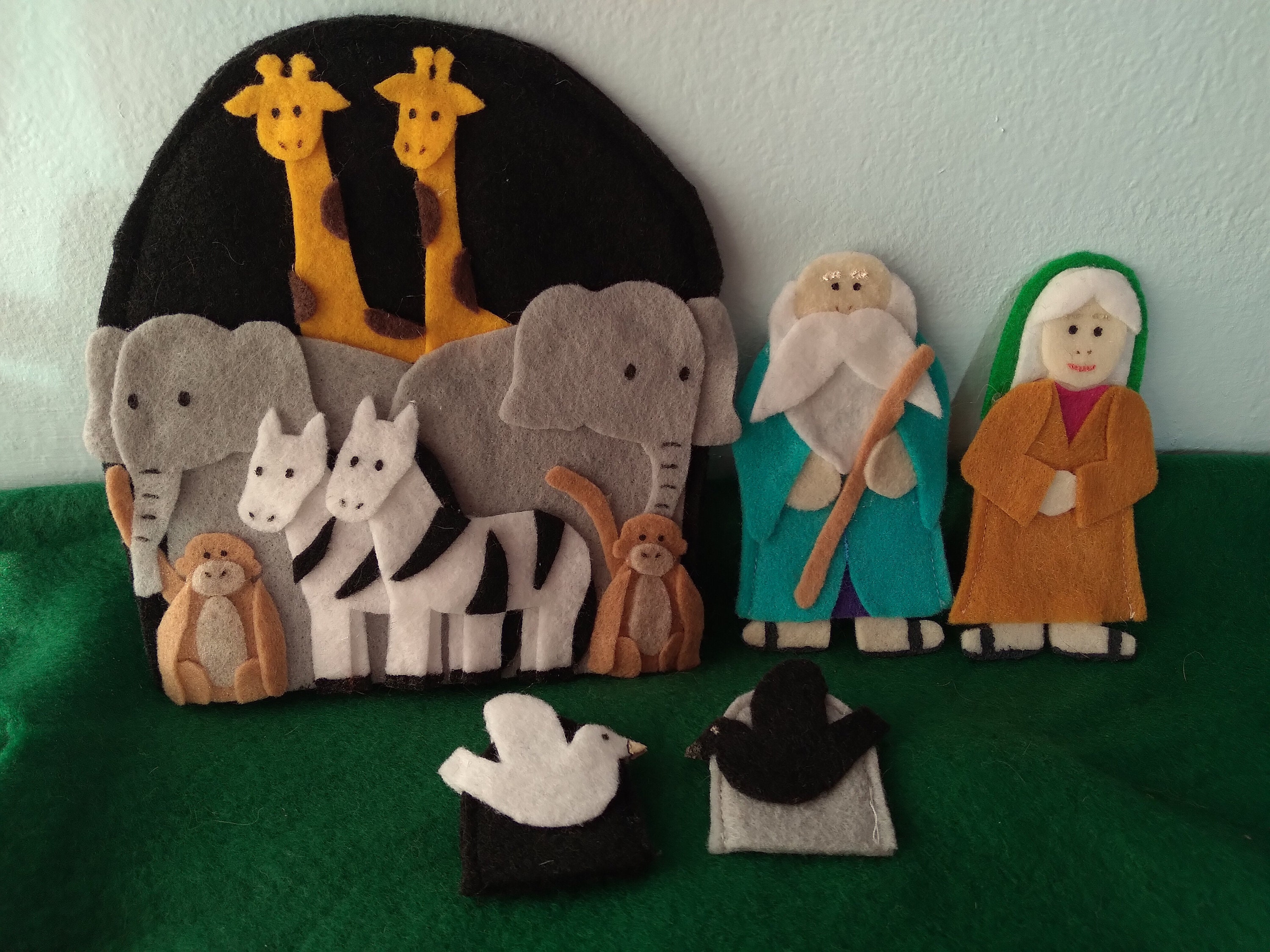 Noah's Ark Finger Puppets - Etsy