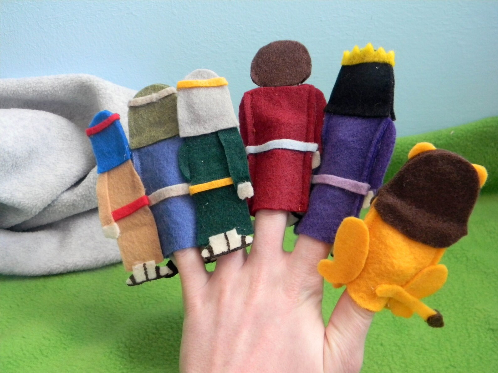Daniel in the Lions' Den Finger Puppet Play Set - Etsy