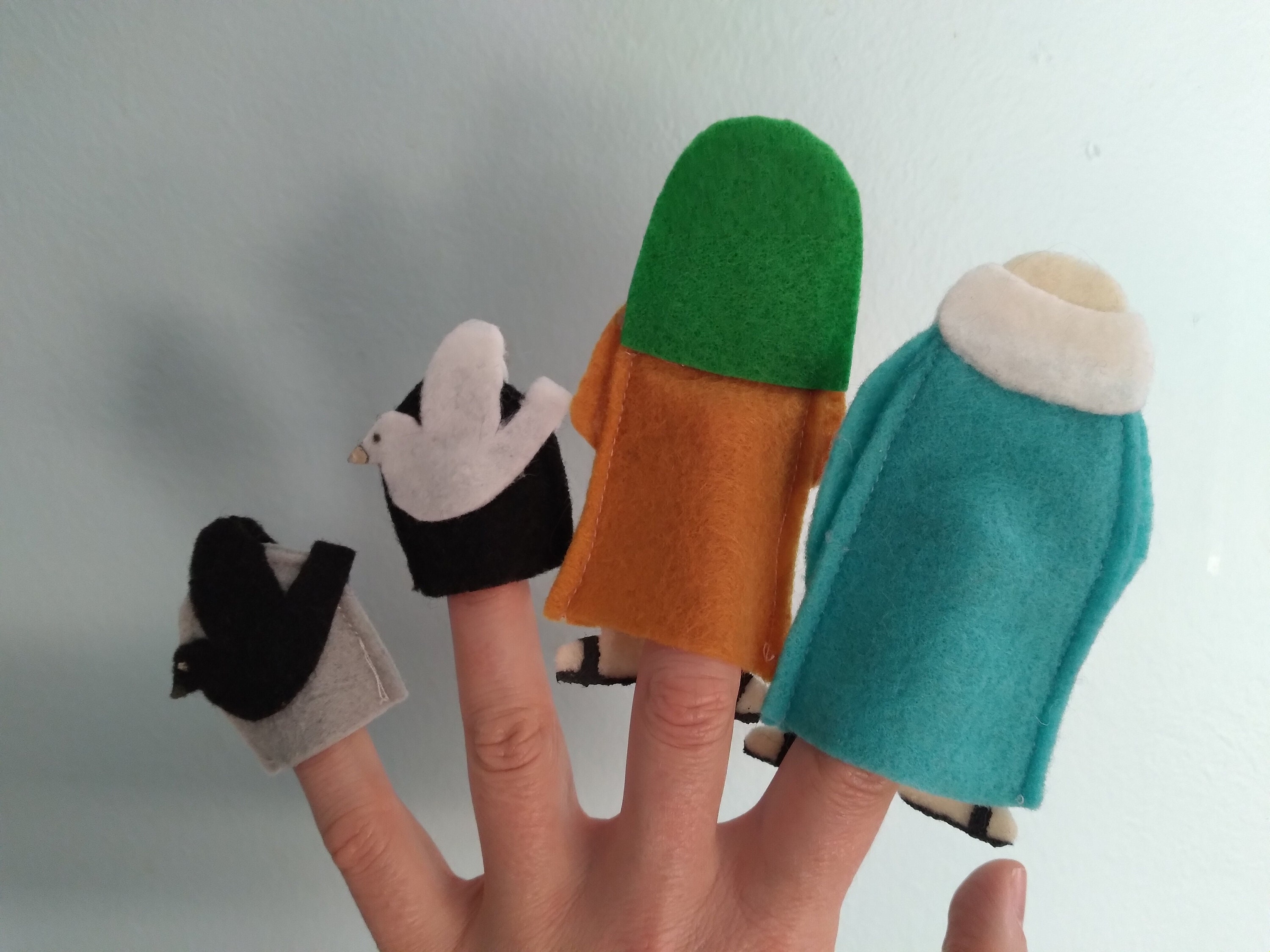 Noah's Ark Finger Puppets - Etsy