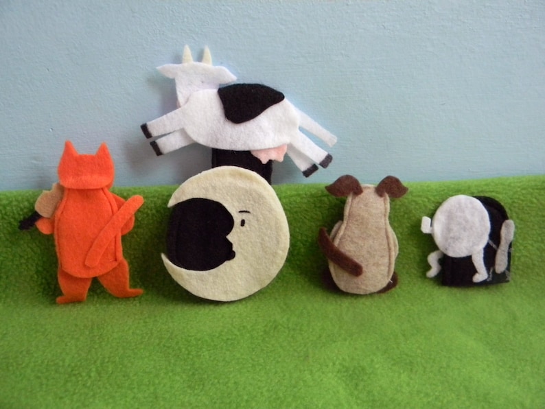 Hey Diddle Diddle, Cat and the Fiddle, Cow Jumped Over the Moon Nursery ...