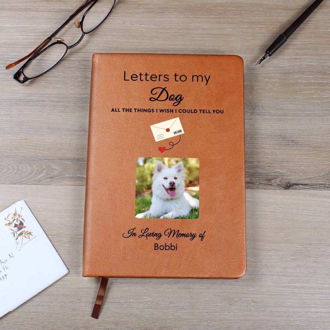 Personalized Memorial Journal, Letters to My Dog, Loss of Dog, Dog in ...
