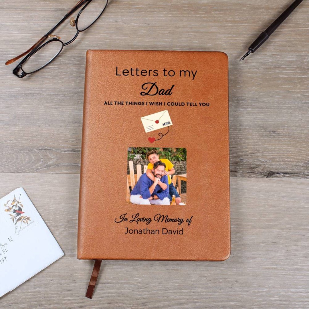 Personalized Memorial Journal, Letters to My Dad, Loss of Dad, Dad in ...