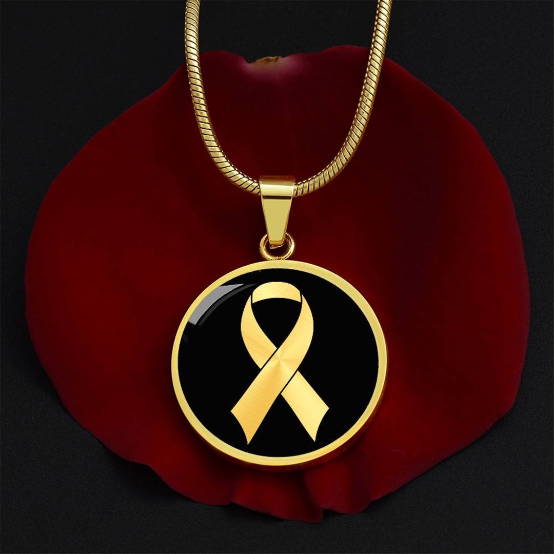 Bring Them Home Necklace, Israel Gold Ribbon Hostages Necklace, Support ...
