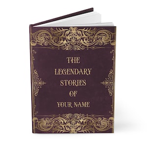 Personalized Writing Journal, Custom Vintage Style Hardcover Novelty ...
