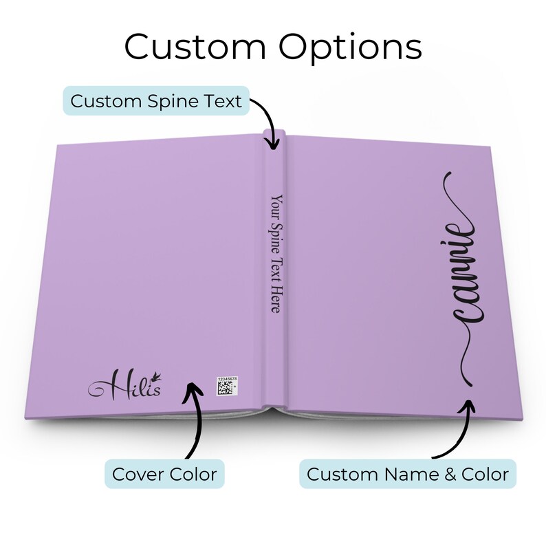 Personalized Journal for Women, Custom Leatherette Journal With Name ...