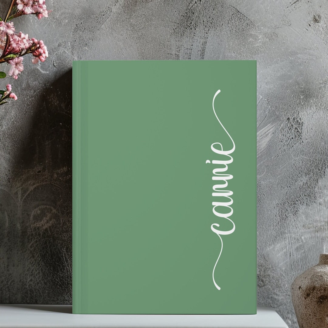 Personalized Journal for Women, Custom Leatherette Journal With Name ...