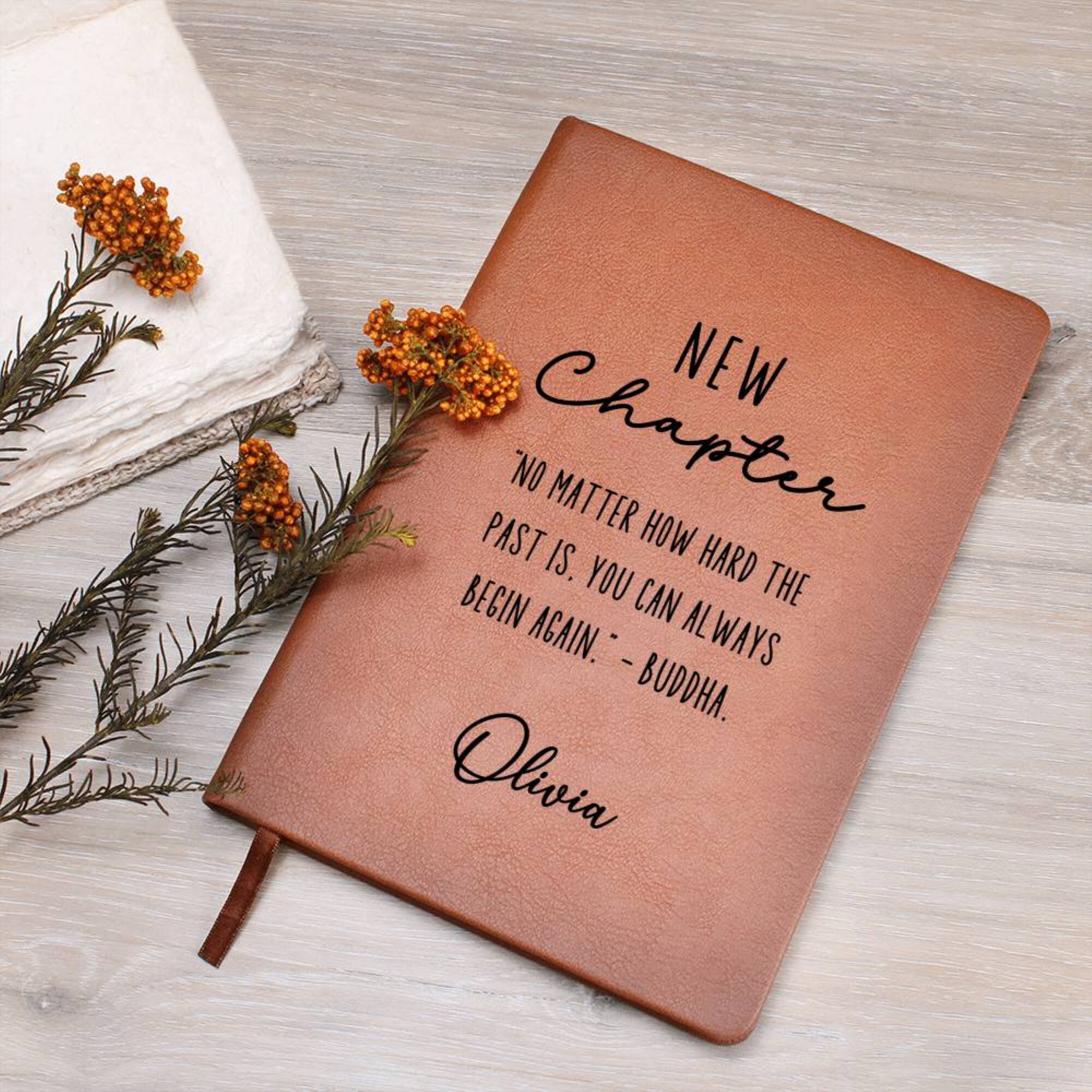 Personalized New Chapter Journal, New Life Inspirational Gifts for ...