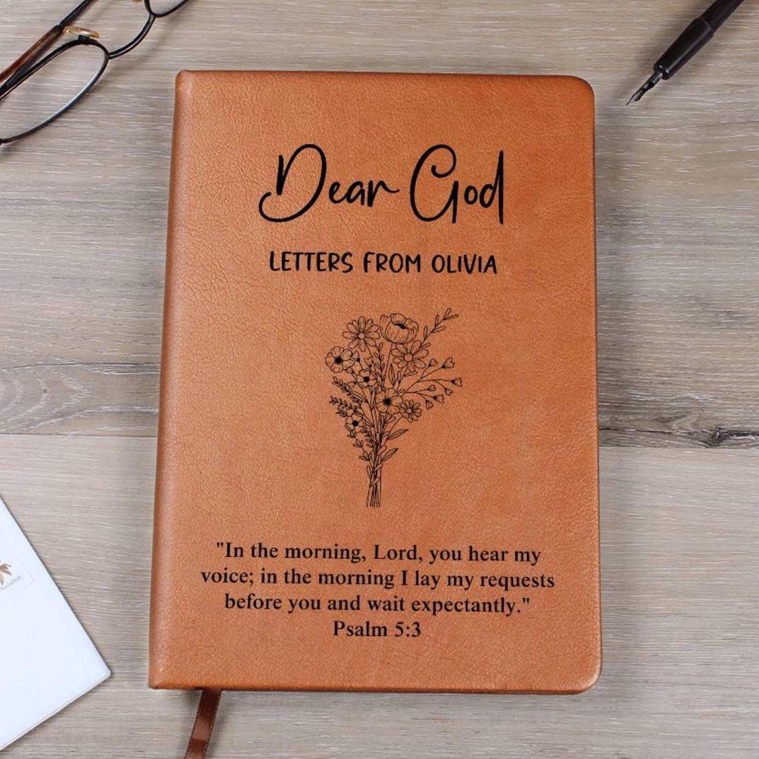 Personalized Prayer Journal for Women, Custom Dear God Prayer Journal ...
