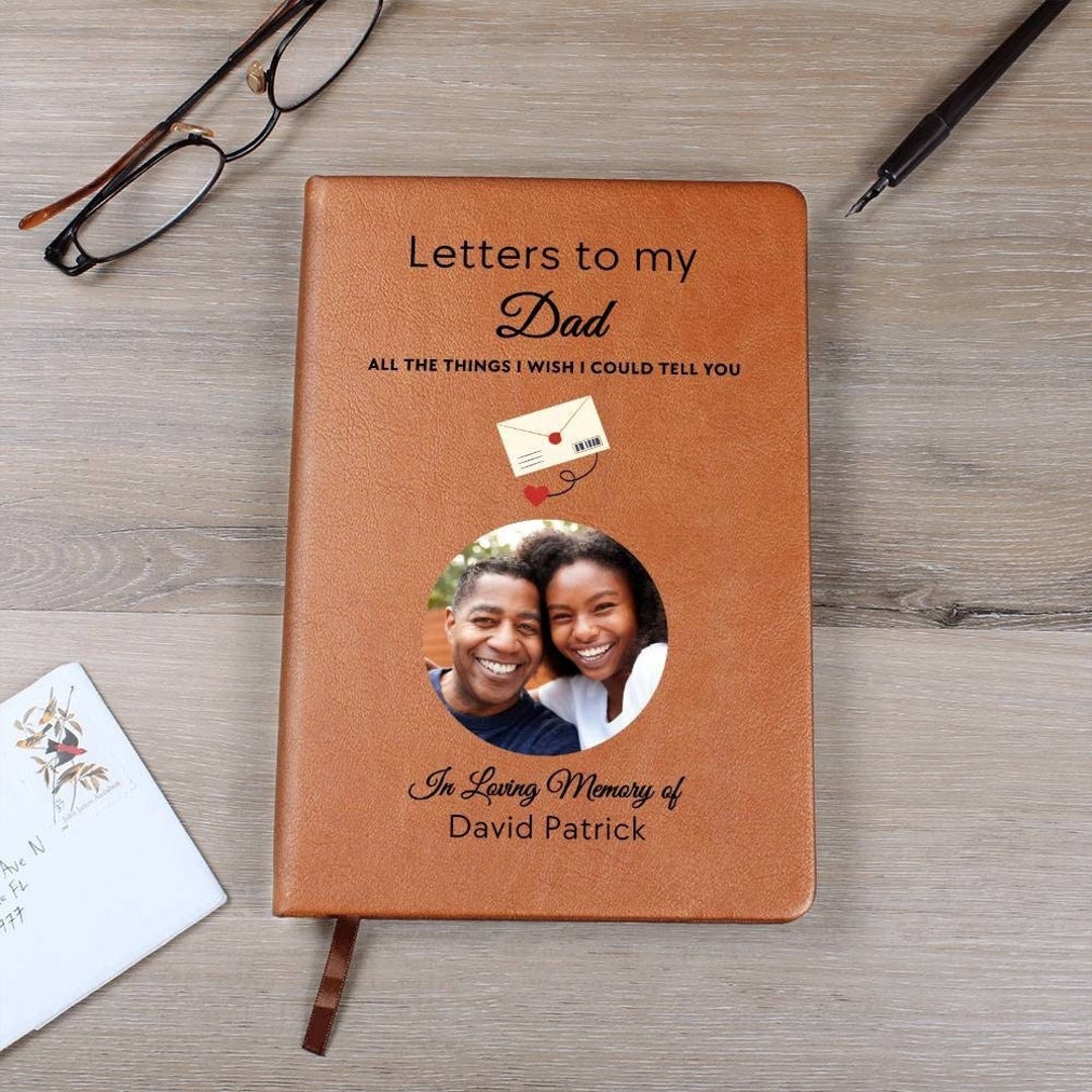 Letters to My Dad Personalized Memorial Journal, Loss of Dad, Dad in ...