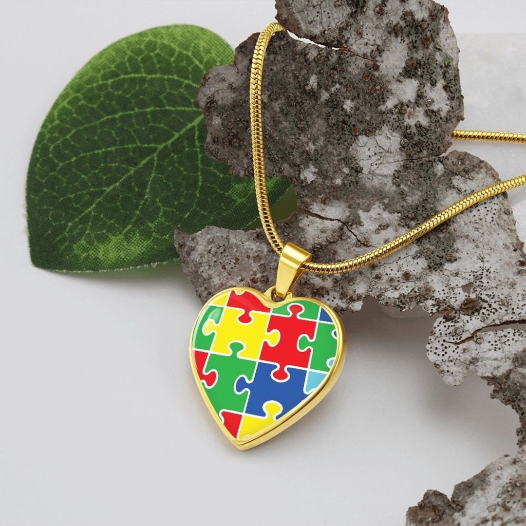 Personalized Autism Necklace, Neurodiversity Jewelry, Autism Awareness ...