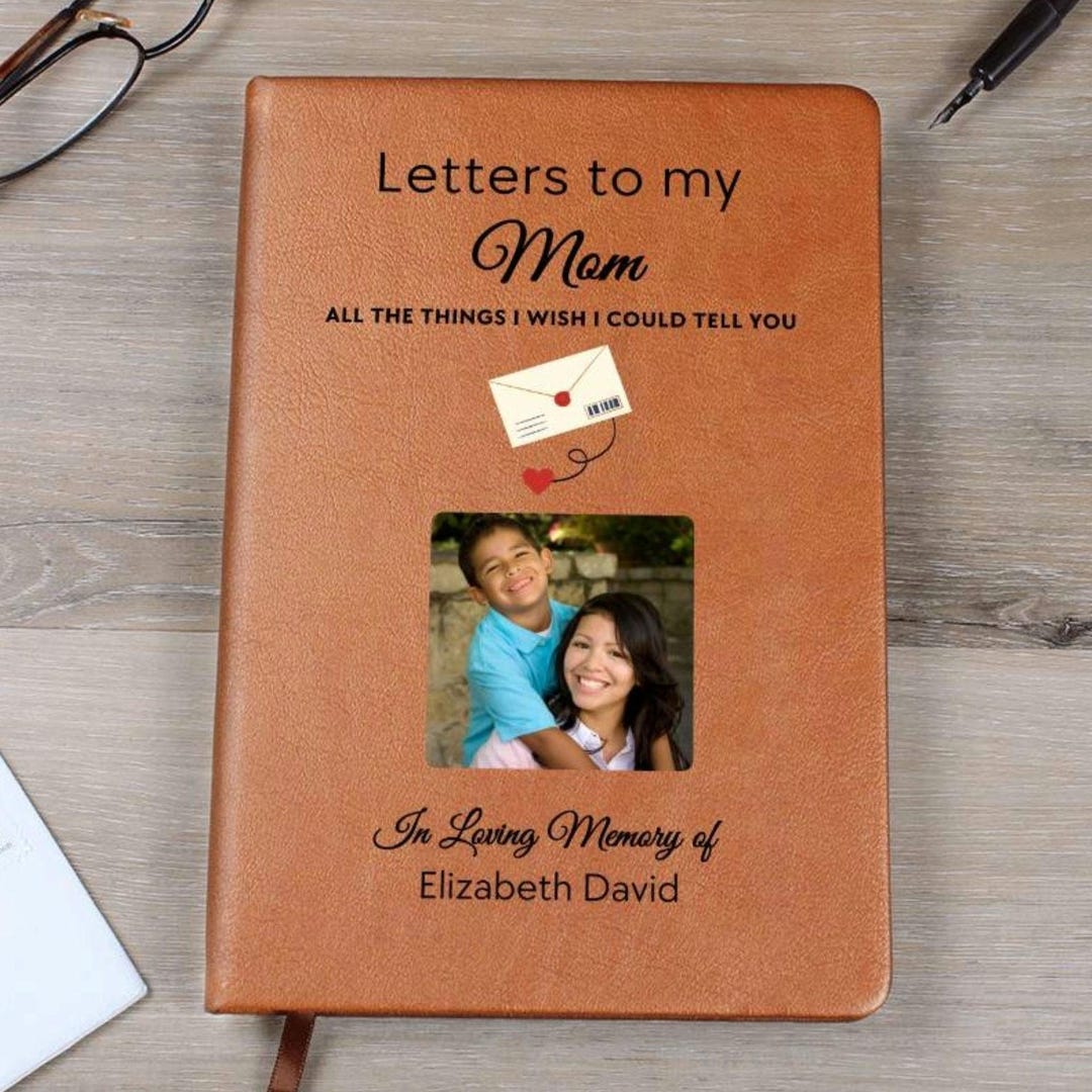 Personalized Memorial Journal, Letters to My Mom, Loss of Mother, Mom ...