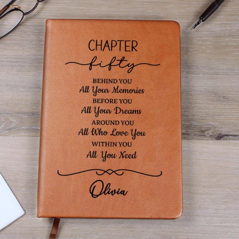 50th Birthday Journal Men - Etsy