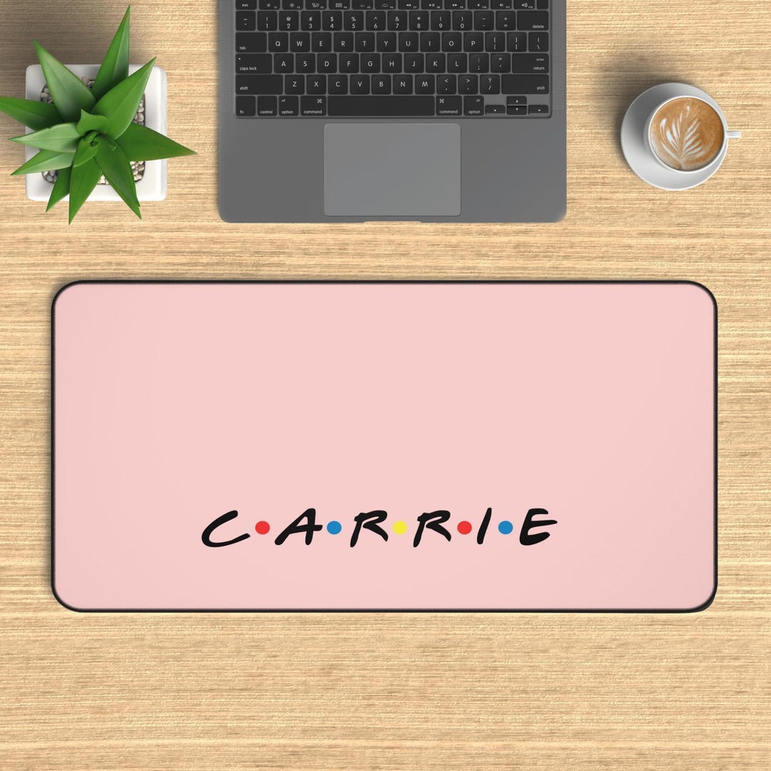 Friends Theme Personalized Desk Mat, Custom Friends Fans Gift Mouse Pad ...