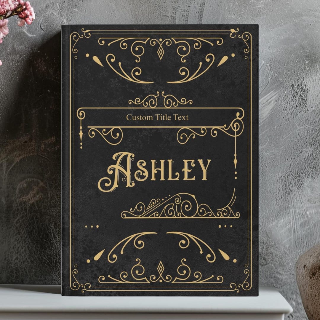 Personalized Vintage Style Writing Journal, Custom Hardcover A5 Novelty ...