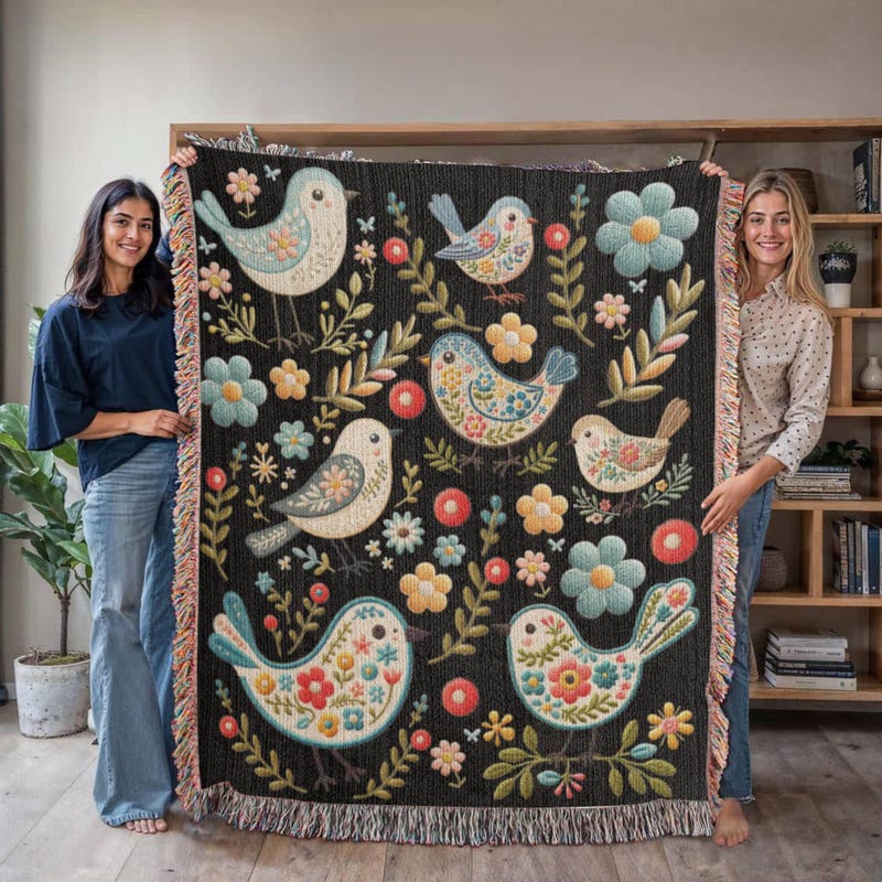 Woven Tapestry Blanket - Etsy