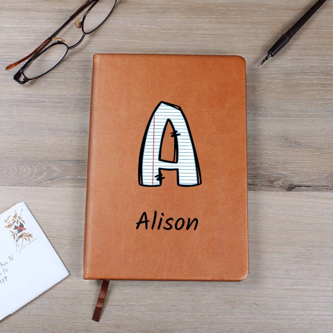 Teacher Notebook, Monogram Custom Journal, Personalized Notebook ...