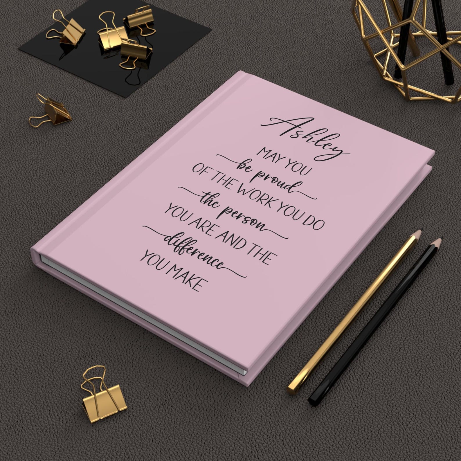 Personalized May You Be Proud Journal, Coworker Gift, Custom Employee ...