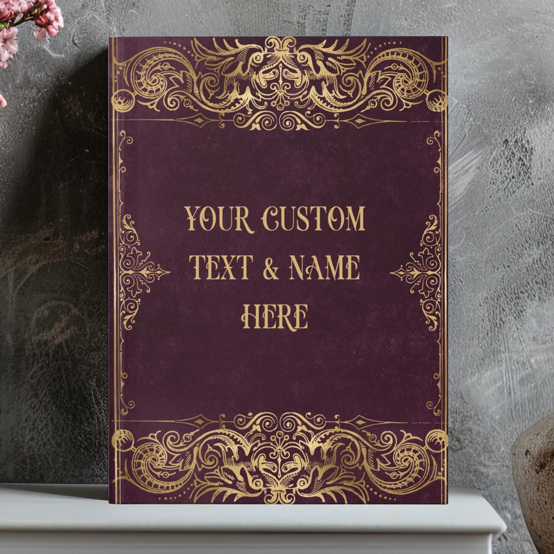 Personalized Journal, Custom Travel Journal Vintage Style Hardcover ...