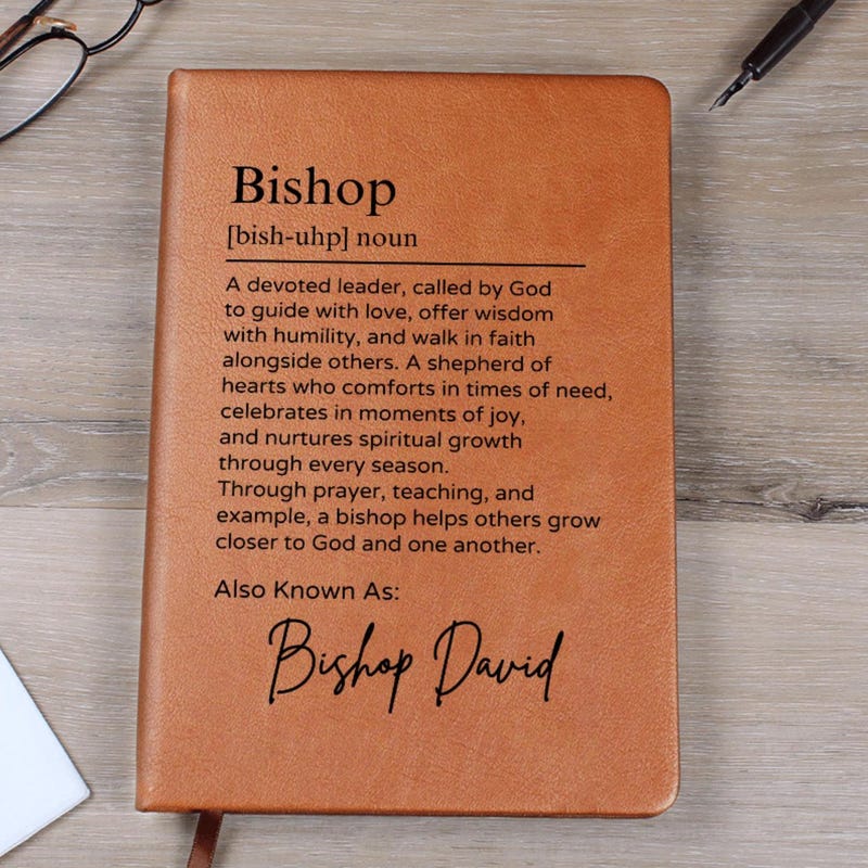 Bishop Journal - Etsy