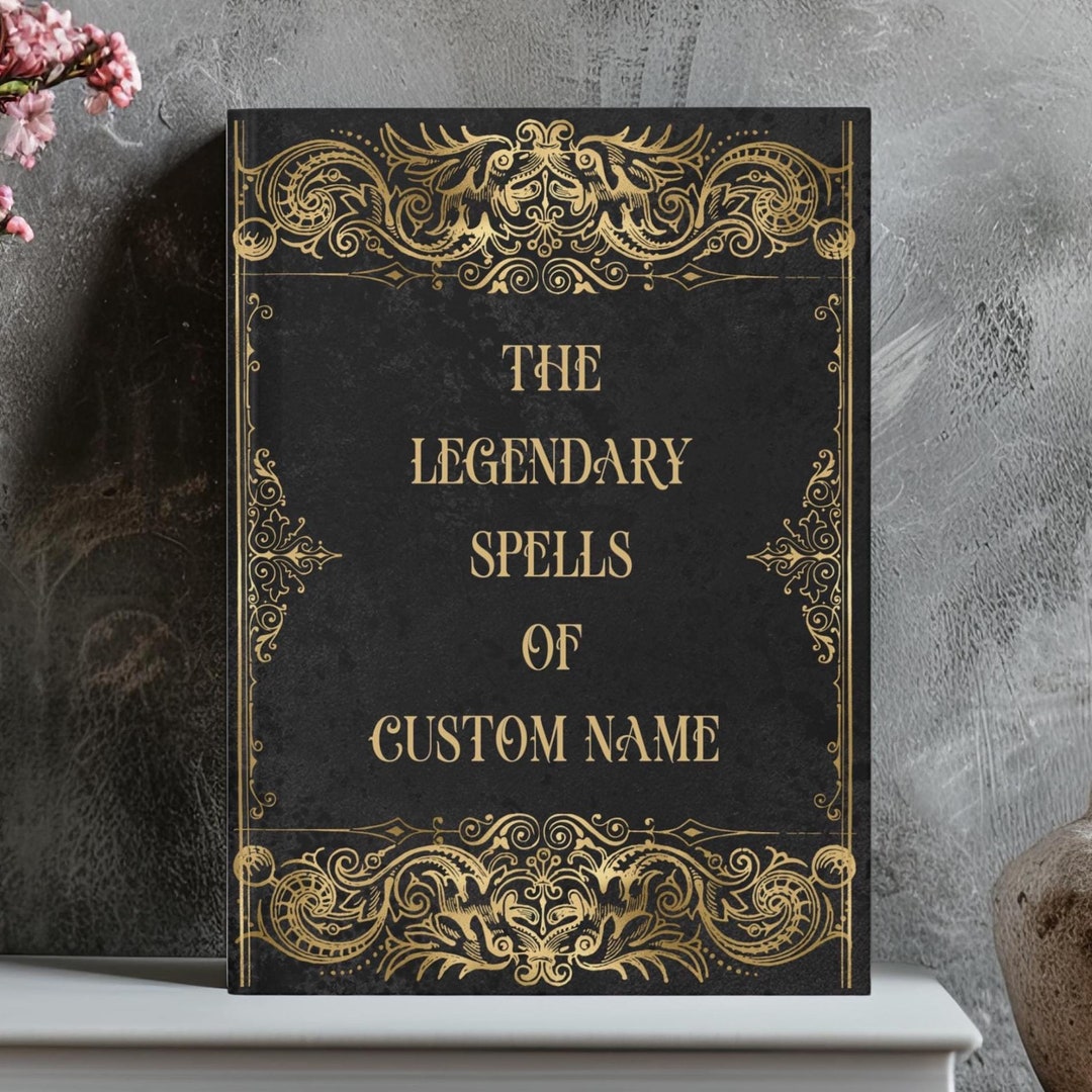 Personalized Wizard Journal, Custom Witchy Style Hardcover Novelty ...