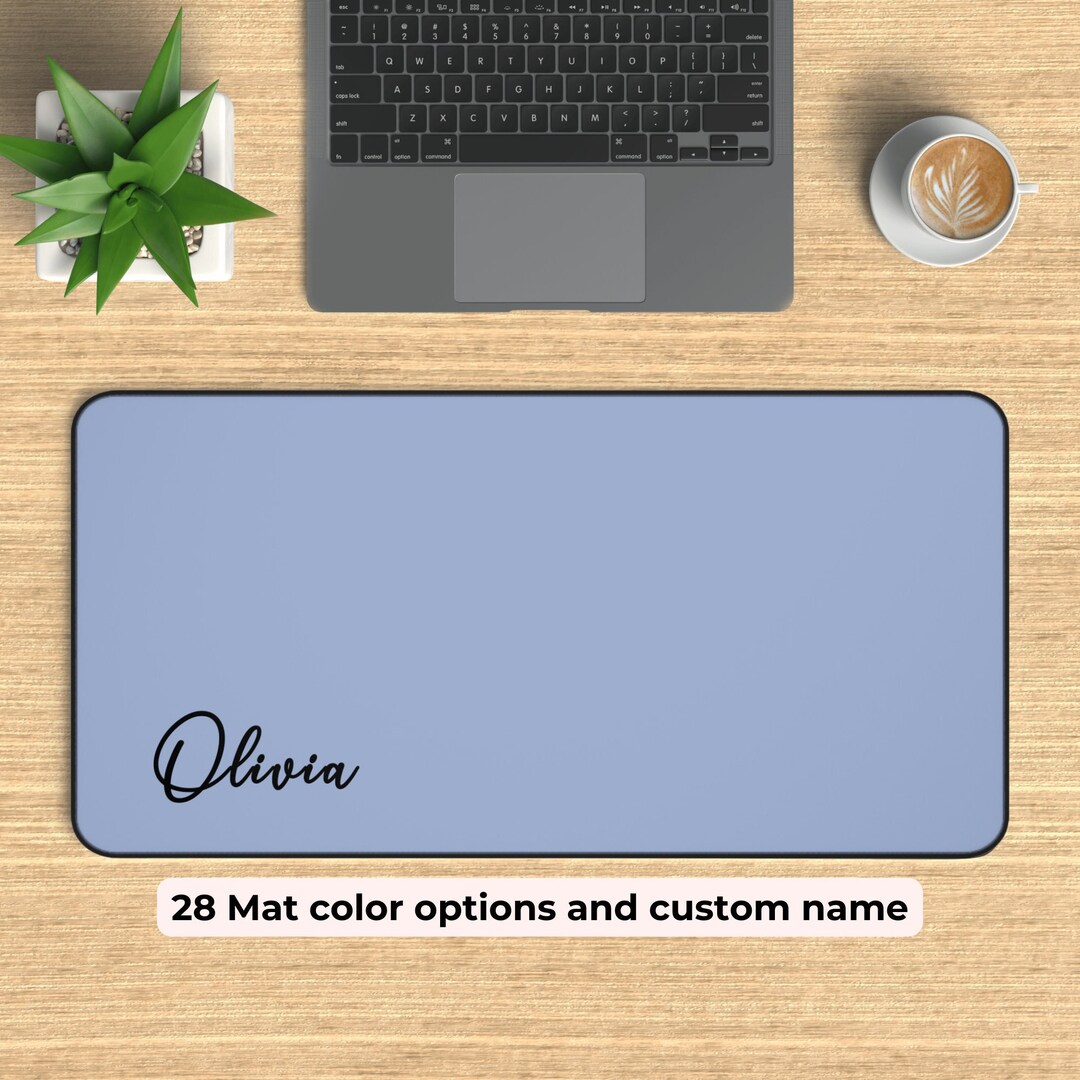 Custom Desk Mat With Name, Personalized Mouse Pad, Extended Mousepad ...