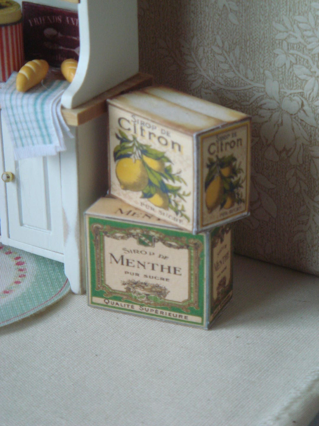 Dollhouse Vintage Storage Box. Antique Box Storage. Antique Boxes for ...