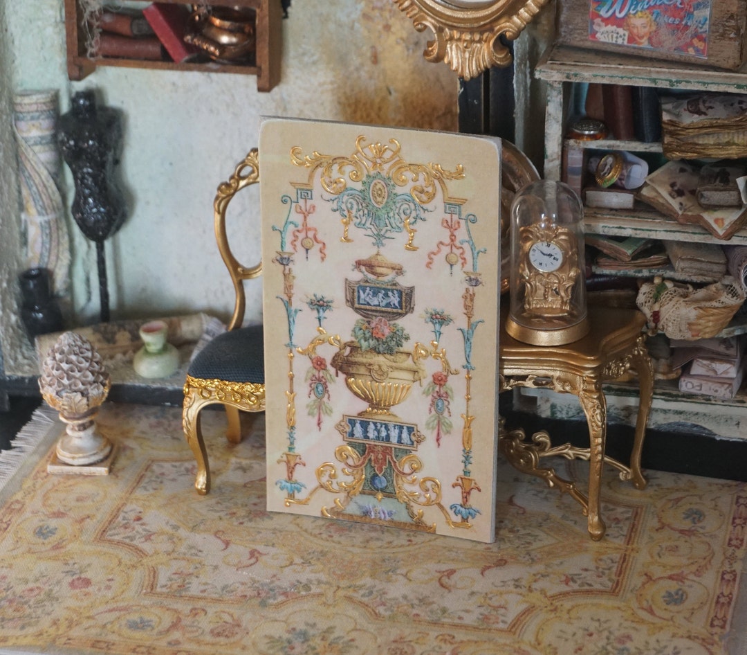 Dollhouse Romantic French Panel. 1:12 Dollhouse Miniature French Style ...