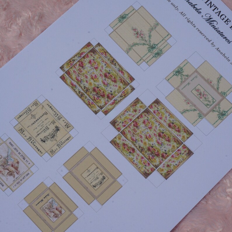 Pdfdownloable Vintage Antique Set of Four Victorian Boxes | Etsy