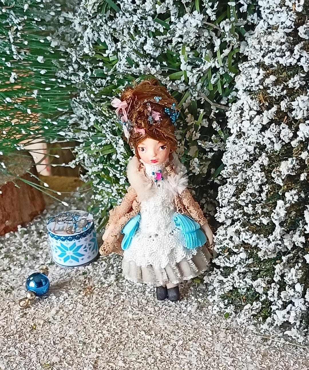 OOAK- Dollhouse Tiny Miniature Doll 1:12 Miniature Children Toys for ...
