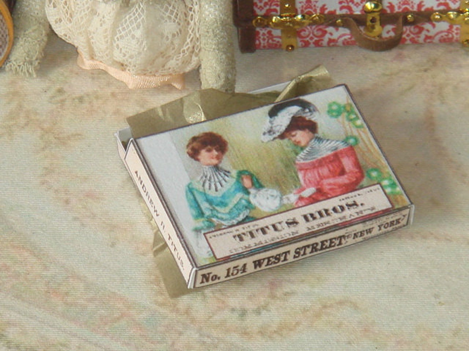Edwardian Blouse Antique Box for Dollhouses. 1:12 Antique | Etsy