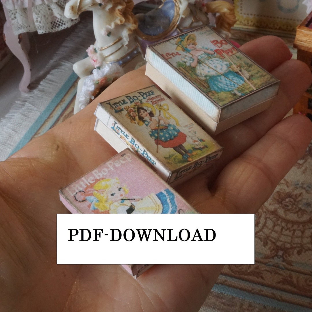 PDF**DOWNLOAD Bo Peep Set of Boxes. Miniature Digital Boxes for ...