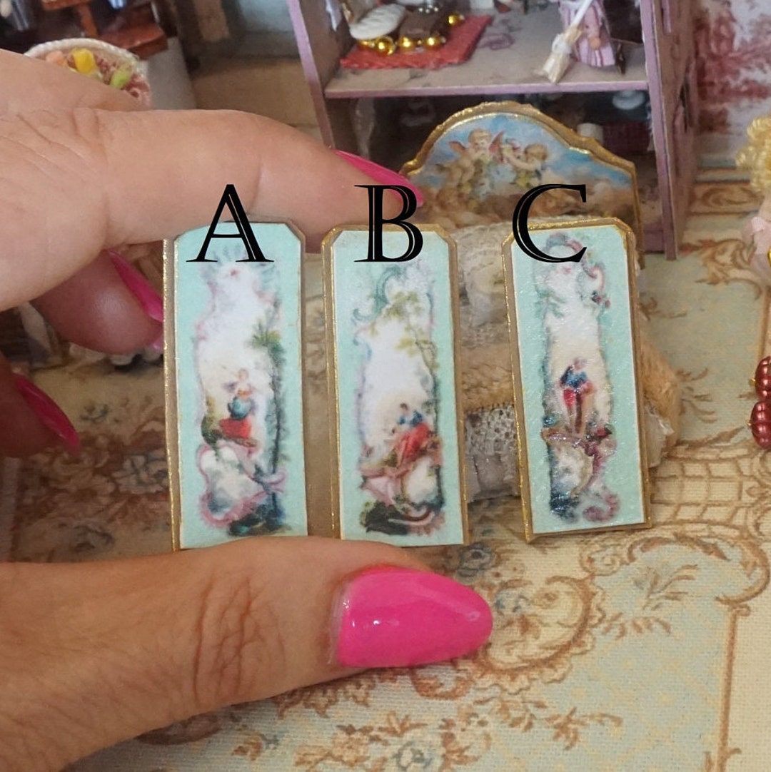 New** Miniatura 1/4 1:48 48 1/48 Wall Panel.half Scale Miniatures ...