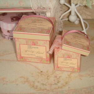 Two French Style Dollhouse Ladies Hatboxes. 1:12 Dollhouse Miniature Ladies Complements. - Etsy
