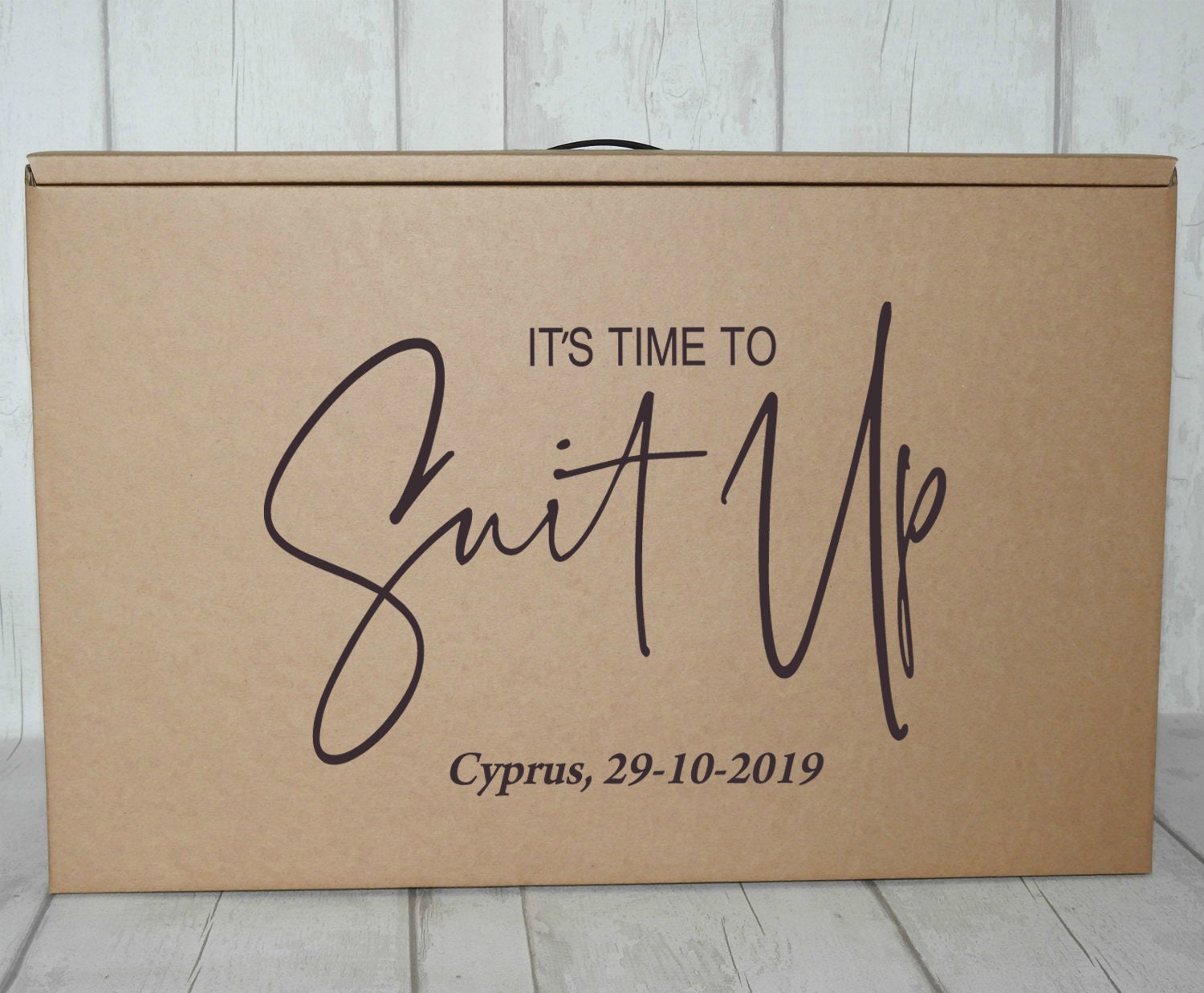 Wedding Box Suit Carrier Groom Box Personalised Packing - Etsy UK