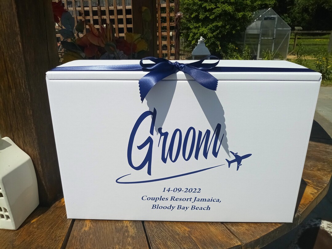Groom Box for Wedding, Personalised Box - Etsy UK