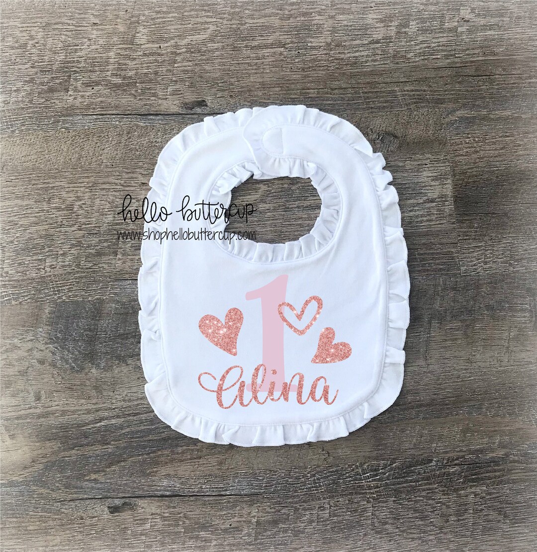 Personalized First Birthday Bib, Cake Smash Bib, First Birthday Outfit ...