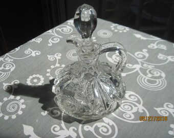 Crystal cruet | Etsy