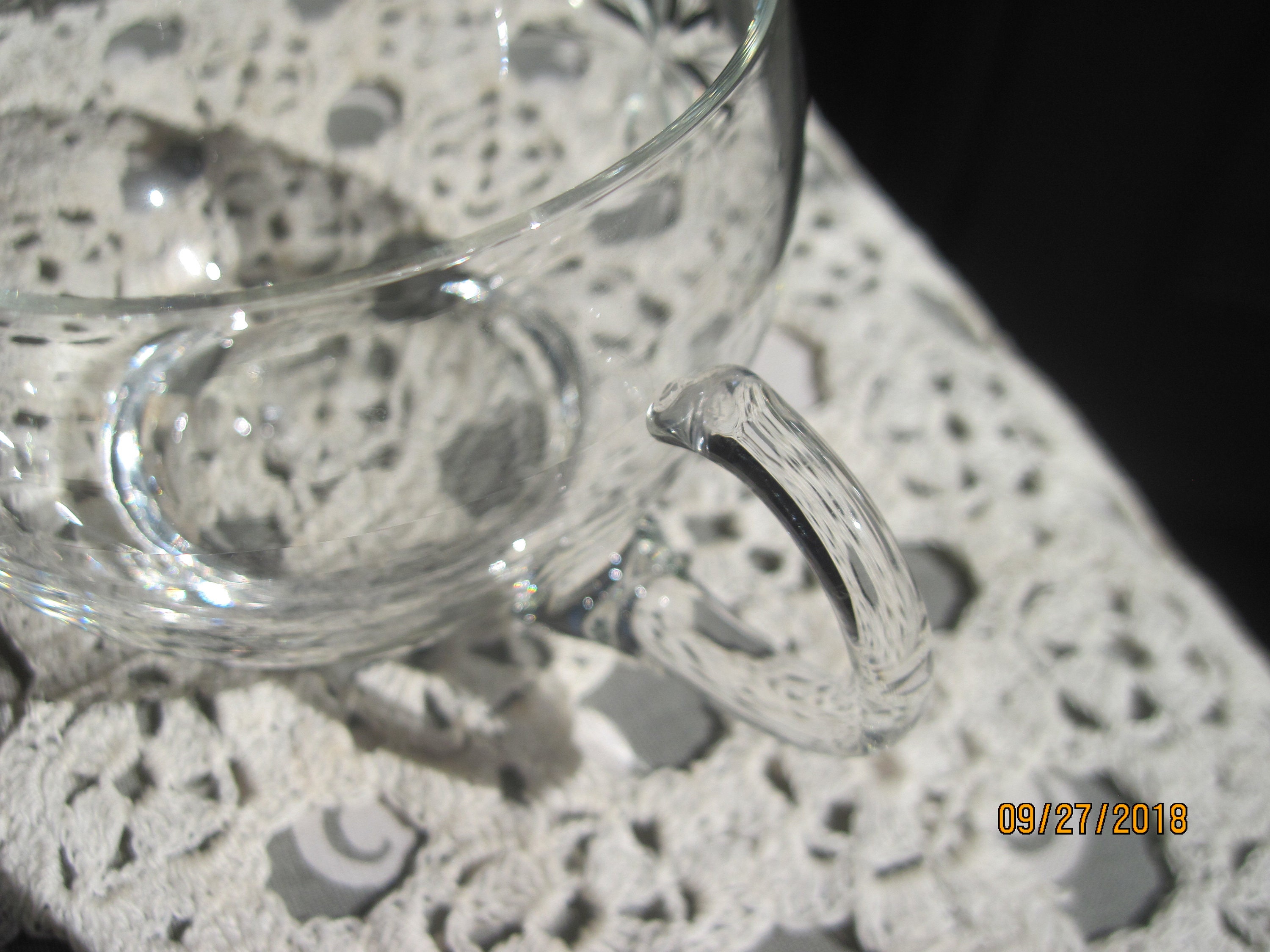 Sevron Starfire Crystal Cream and Sugar Set - Etsy