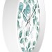 Light Blue Wall Clock Nature Clock Kitchen Wall Clock Round - Etsy