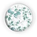 Light Blue Wall Clock Nature Clock Kitchen Wall Clock Round - Etsy