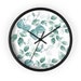 Light Blue Wall Clock Nature Clock Kitchen Wall Clock Round - Etsy